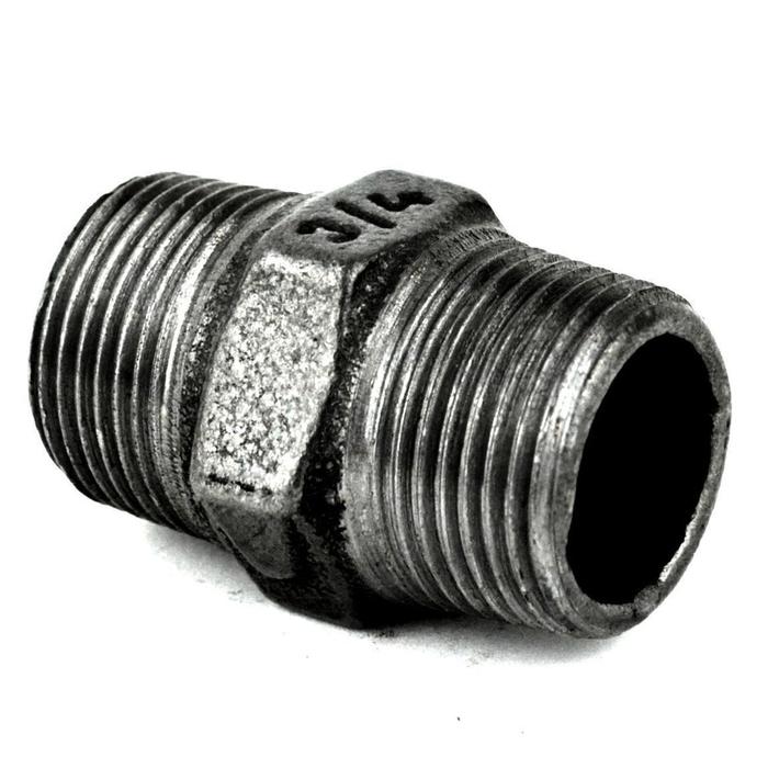 Jual fitting pipa besi industrial 3/4 inch / keni pipa besi - double ...