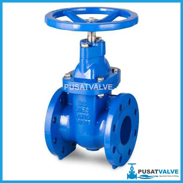 Jual GATE VALVE CAST IRON KONEKSI FLANGE JIS 10K UK 4 INCH - Jakarta ...