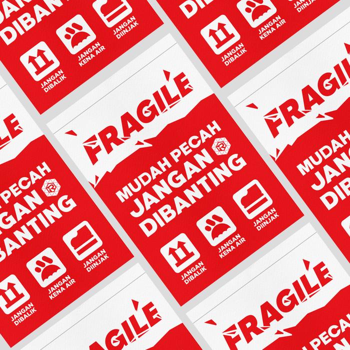 Jual Stiker Unboxing +Fragile | Sticker Label Video Buka Paket Murah ...