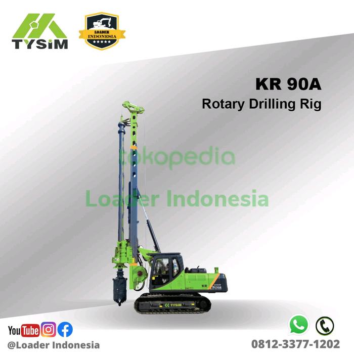 Jual Drilling Rig / Bor Pile TYSIM KR90 90kNm kedalaman bor 32 m ...