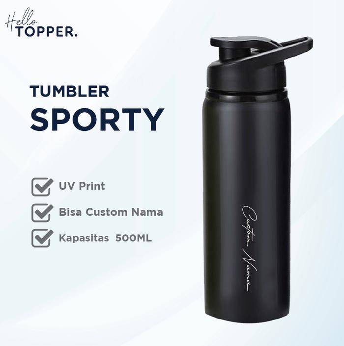 Jual Custom Tumbler Sporty Botol Minum Stainless UV Print - Jakarta ...