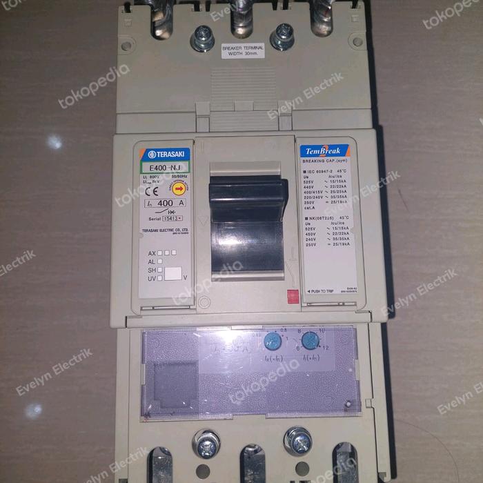 Jual MCCB TERASAKI E400-NJ 400A 3P - Jakarta Pusat - Evelyn electrik ...