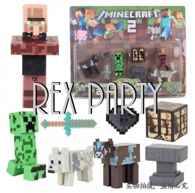 Jual Minecraft Figure Set Besar/Big Minecraft Figure Set/Topper ...