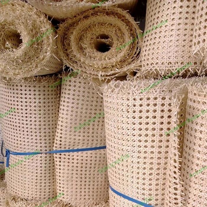 Jual anyaman rotan lembaran mata ayam / kembang tanjung / webbing rotan ...