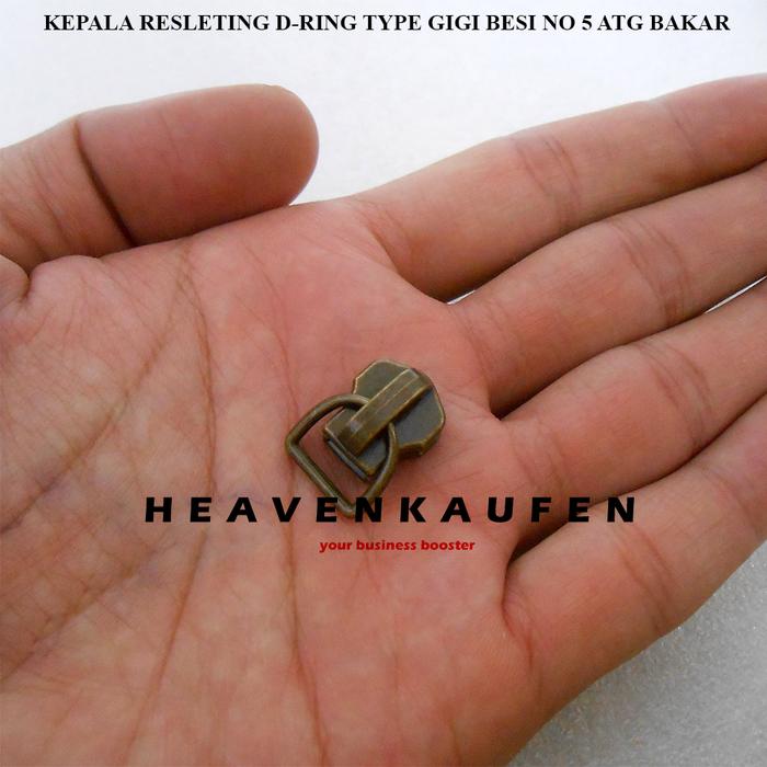 Jual Kepala Resleting YKK Gigi Besi No 5 Variasi Tarikan Ring D ATG ...