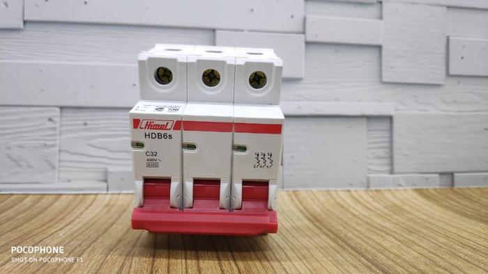 Jual MCB 3P 3Phase 6A 10A 16A 20A 25A 32A 40A HDB3wL3 Himel - Jakarta ...