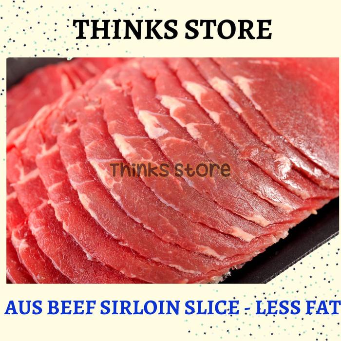 Jual BEEF SIRLOIN SLICE (LOW FAT) 500GRAM GOJEK/GRAB ONLY DAGING SAPI ...
