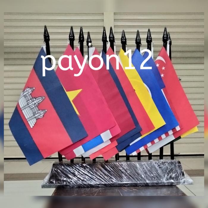 Jual tiang kayu meja 11 Lubang dan bendera anggota ASEAN - Jakarta ...