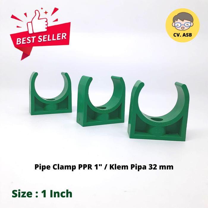 Jual Klem Pipa 1" PPR Pipe Clamp 32 mm 32mm 1" PPR Clem Pipa PPR 1 ...