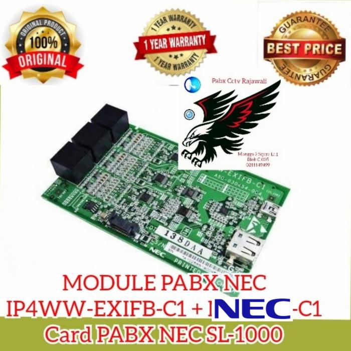 Jual MODULE PABX NEC IP4WW-EXIFB-C1 Card PABX NEC SL-1000 - Jakarta ...