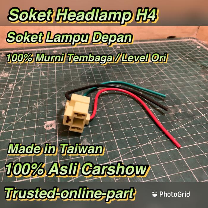 Jual Soket Headlamp H4 Lampu Depan 100% Asli Carshow - Kota Tangerang ...