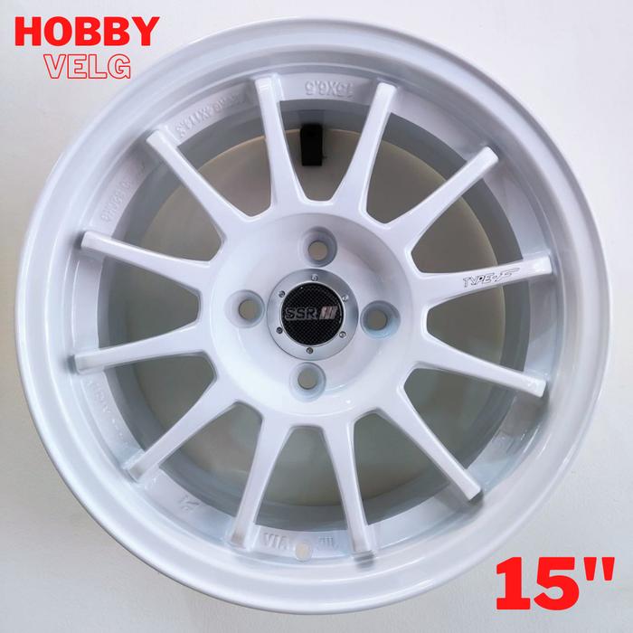 Jual VELG MOBIL VROSSI ( SSR TYPE F ) R15 x 6,5 4H 100 ET 40 WHITE ...