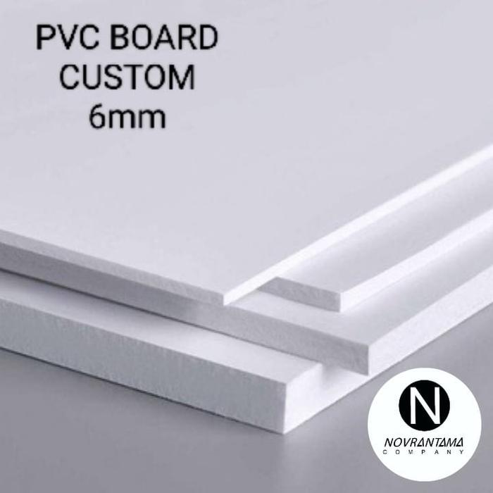 Jual PVC Board/ PVC Foam Board 6mm Custom Harga /cm2. Custom PVC 6mm ...
