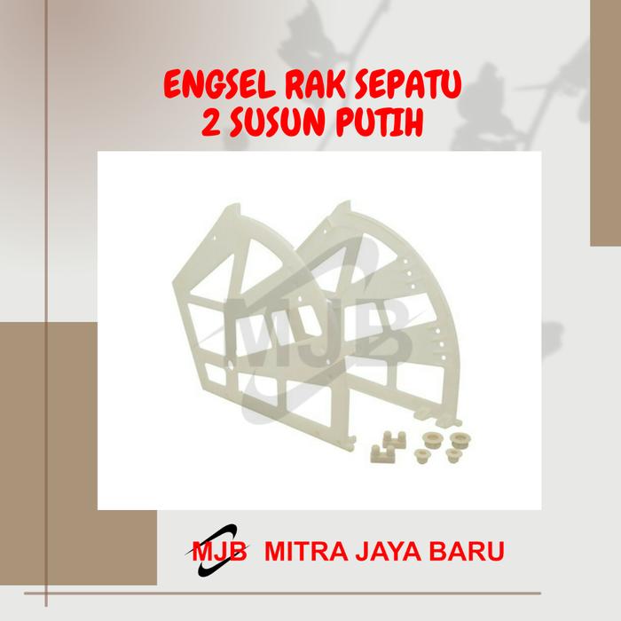 Jual Engsel Rak Sepatu Plastik 2 Susun ( Putih ) - Kota Depok ...