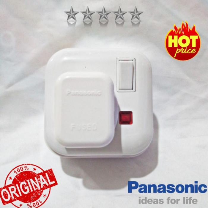 Jual Stop kontak Ac panasonic + steker + outbow dus 1 set komplit ...