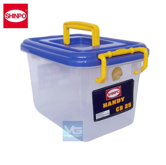 Jual Container Box Shinpo Ukuran Lengkap CB 25 Handle Liter / 30 Liter ...