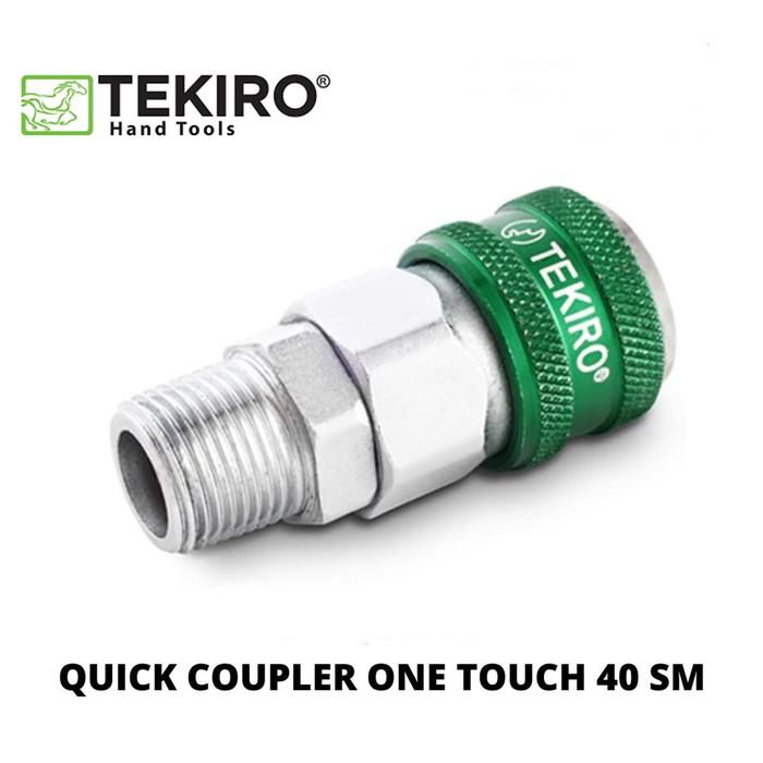 Jual Tekiro Quick Coupler One Touch 40 SM / Fitting / Sambungan Angin / Nep - Kota Pekanbaru ...