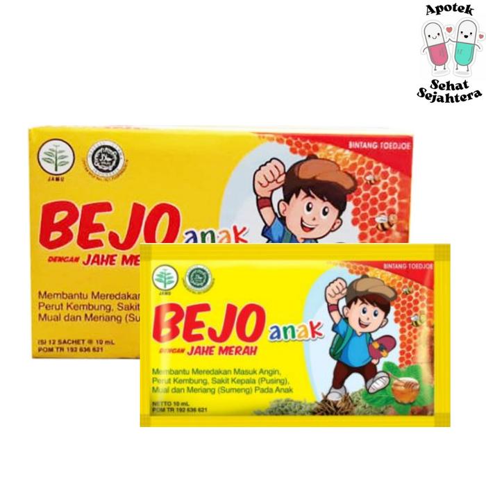 Jual BEJO ANAK DENGAN JAHE MERAH BINTANG TOEDJOE BOX ISI 12 SACHET ...