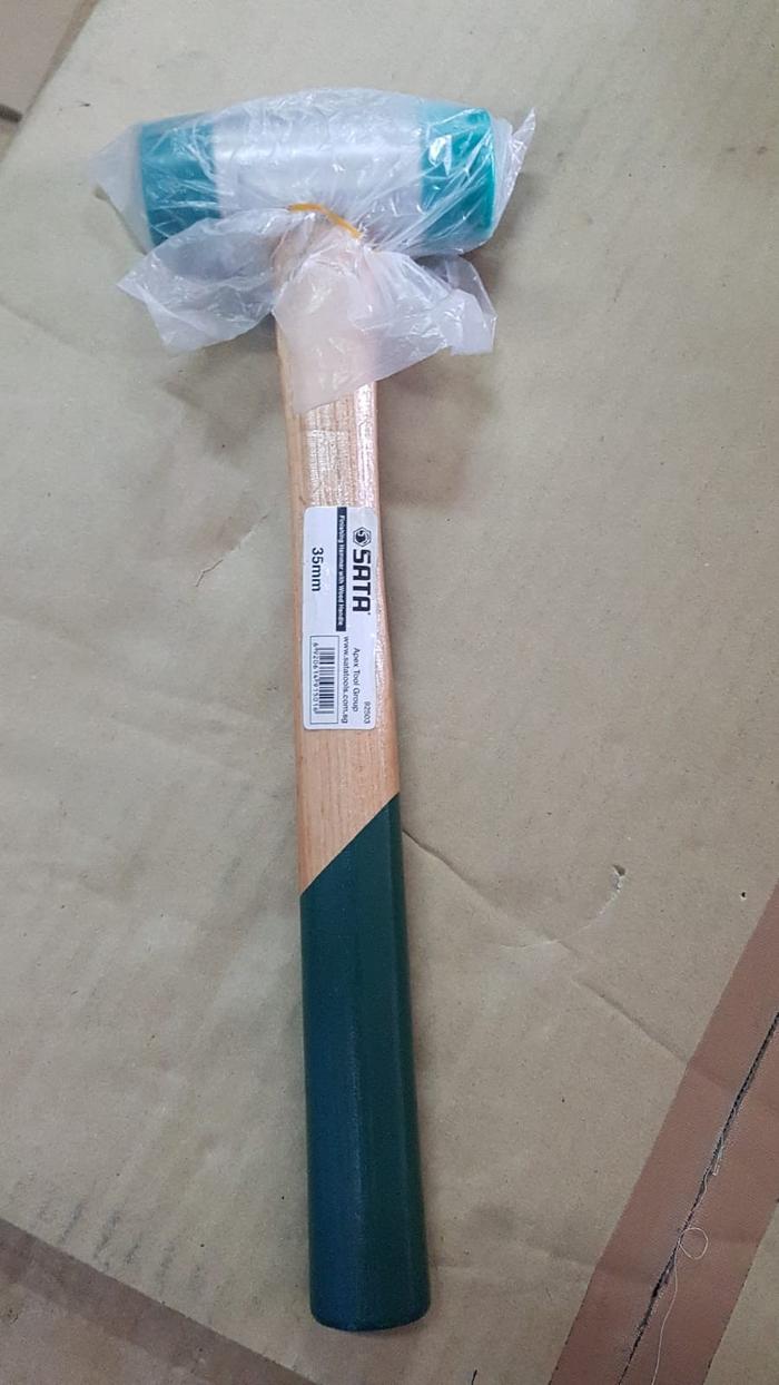 Jual PALU NYLON KARET HAMMER 92503 HICKORY SOFT FACE HAMMER 308G SATA ...