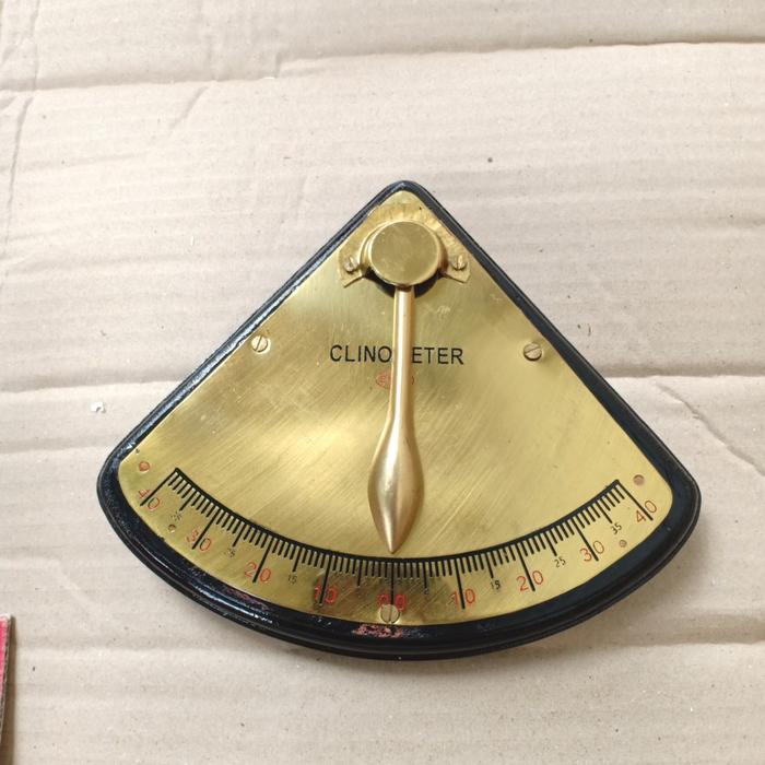 Jual Clinometer 4 inch Alat Ukur Kemiringan Kapal Marine Kuningan ...