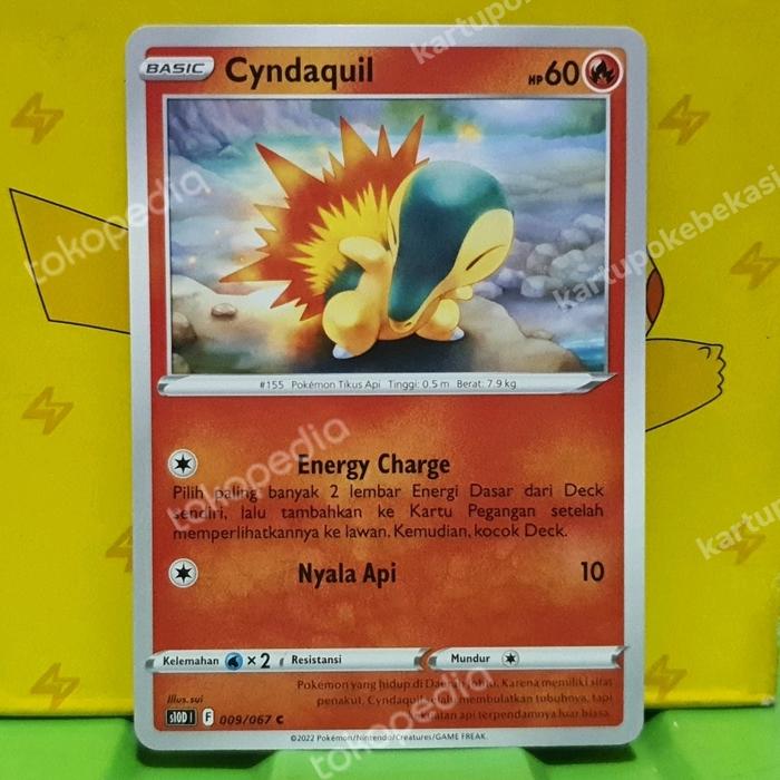 Jual Cyndaquil C S10D 009/067 kartu pokemon TCG Indonesia - Kota Bekasi - kartupokebekasi ...