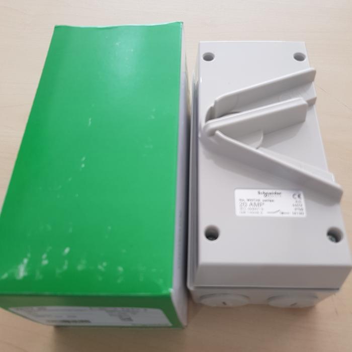 Jual surface mount isolator switch WHD 20 GY 2p 20A schneider - Kota Batam - pelayanan prima ...