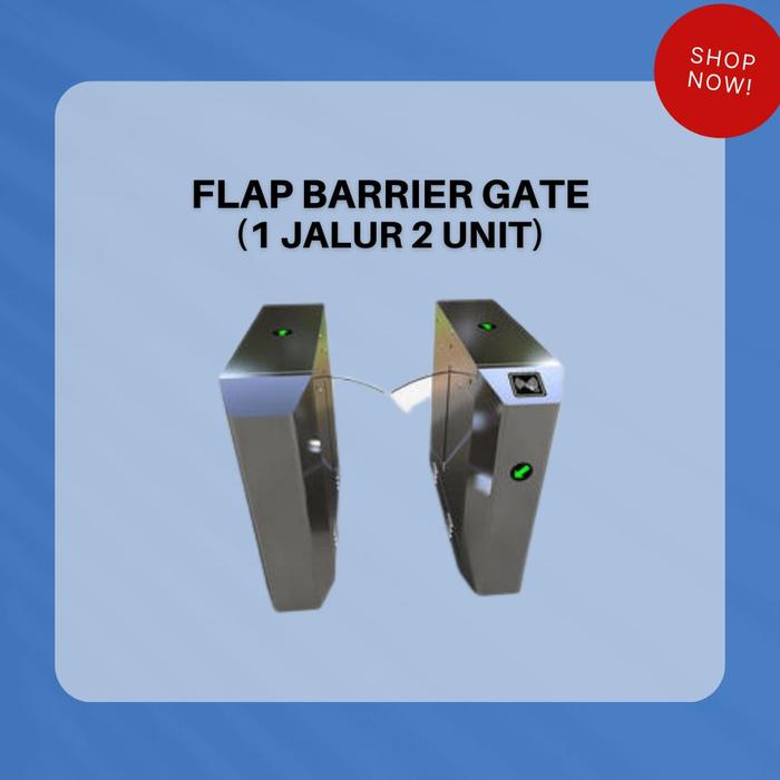 Jual Flap Barrier Gate/ Pedestrian Gate/ Access Control/ Pintu Otomatis ...