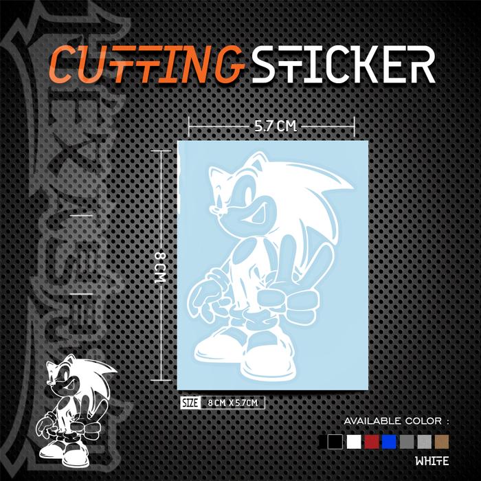 Jual Cutting Sticker Sonic The Hedgehog | Stiker Cutting Sonic The ...