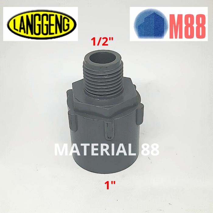 Jual SDL 1/2x1 inch AW Sok Drat Luar 1/2x1 1/2 × x 1 0.5 0,5 - Kab ...