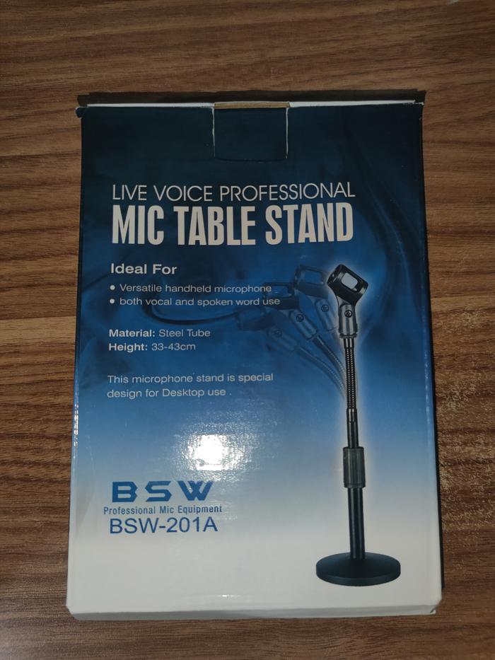 Jual STAND MIC / TIANG MICROPHONE MEJA BSW 201-A - Kota Makassar ...