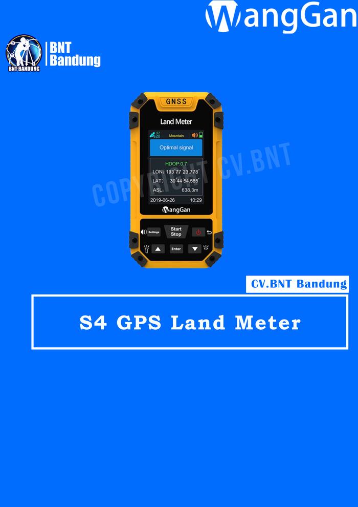 Jual GPS Land Meter GNSS S4 Wanggan - Kota Bandung - CV. BNT | Tokopedia
