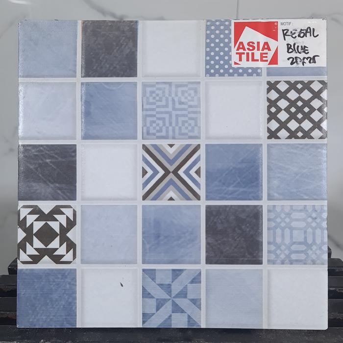 Jual Keramik Lantai Asia Tile REGAL Series 25x25 cm Kw1 - BROWN ...