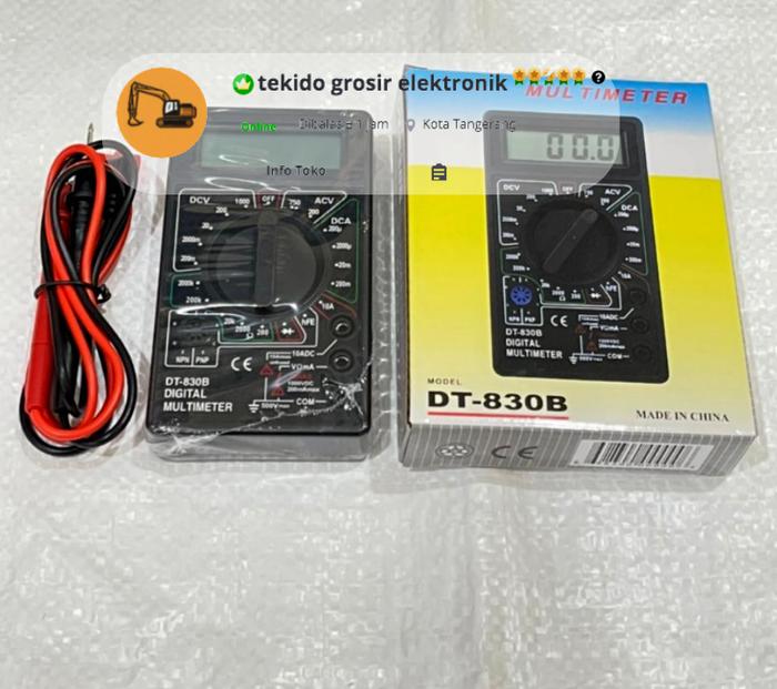 Jual Promo Multi Tester DT 830 B DT830 B DISKON - Kota Tangerang ...