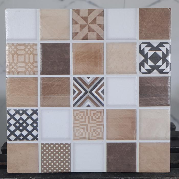 Jual Keramik Lantai Asia Tile REGAL Series 25x25 cm Kw1 - BROWN ...