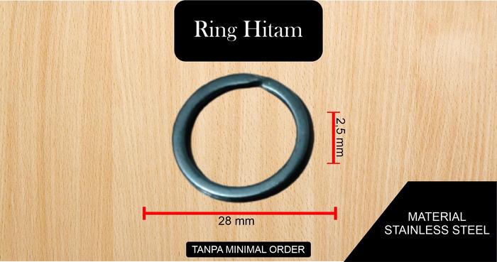 Jual Ring O Hitam Bulat Gepeng Gantungan Kunci Souvenir berbagai ukuran ...