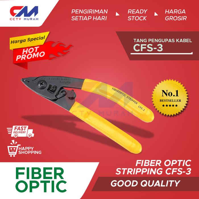 Jual FIBER OPTIC STRIPPING CFS-3|TANG PENGUPAS KABEL FIBER OPTIC ...