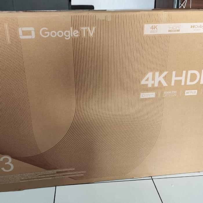 Jual tcl tv 43" google tv android 11 uhd 4k edgeless hdmi 2.1 dolby hvc ...