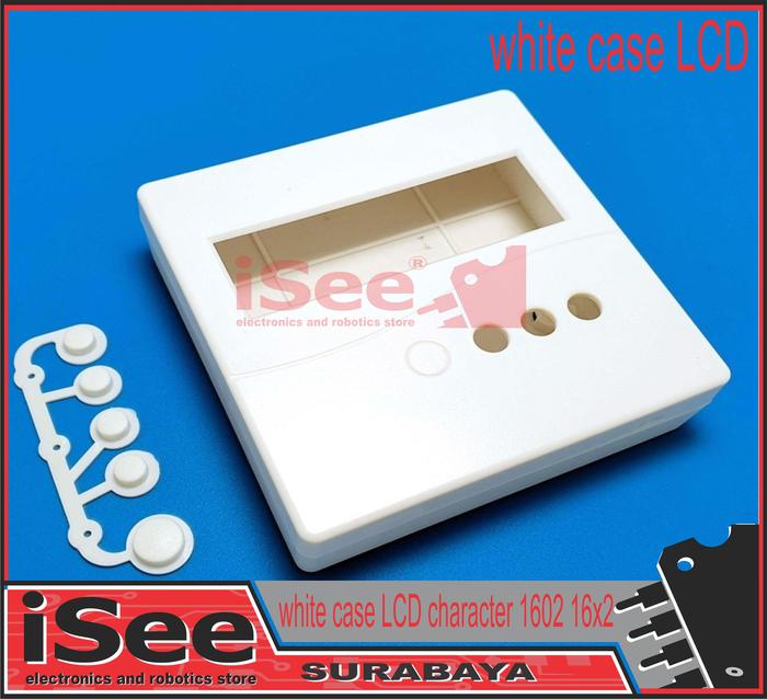 Jual white case LCD character 1602 16x2 1602 16*2 16 x 2 casing box LCD ...