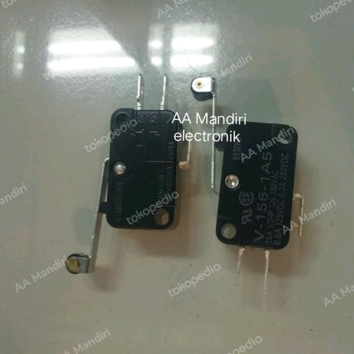 Jual limit switch micro switch omron V156-1A5 hitam asli - Jakarta ...