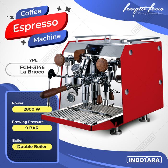 Promo Mesin Kopi Ferratti Ferro Espresso Machine FCM3146 La Brioco ...