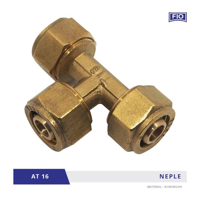 Jual sambungan T tee pipa air panas water heater / tee drat dalam luar 1/2" - tee drat luar ...