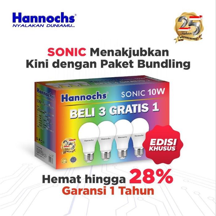 Jual Lampu Led Hannochs Paket 3 Gratis 1 / Led Pack Hannochs Sonic ...