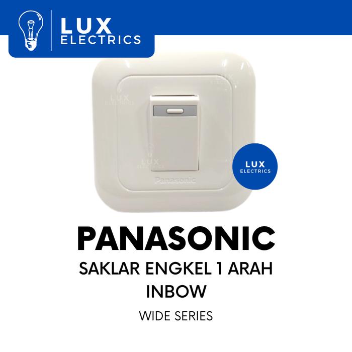 Jual Saklar Engkel 1 Arah Inbow PANASONIC Wide Series /Tunggal - Kota ...