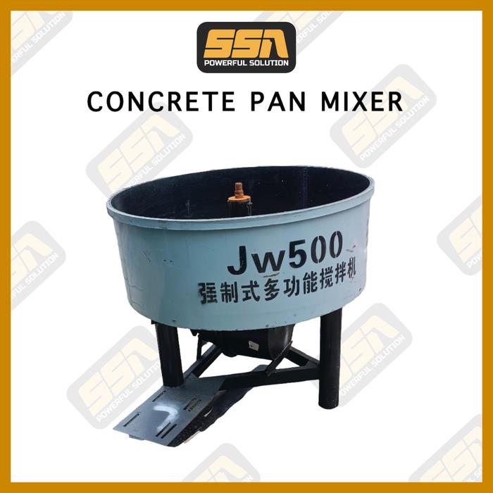 Jual Concrete Pan Mixer/Mixer Beton Datar/Mesin Pengaduk Semen - JW400L ...