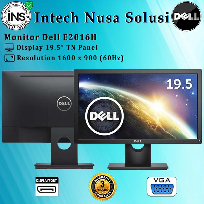 Jual DELL LED Monitor E2016H 19.5" Inch Widescreen DELL Indonesia ...