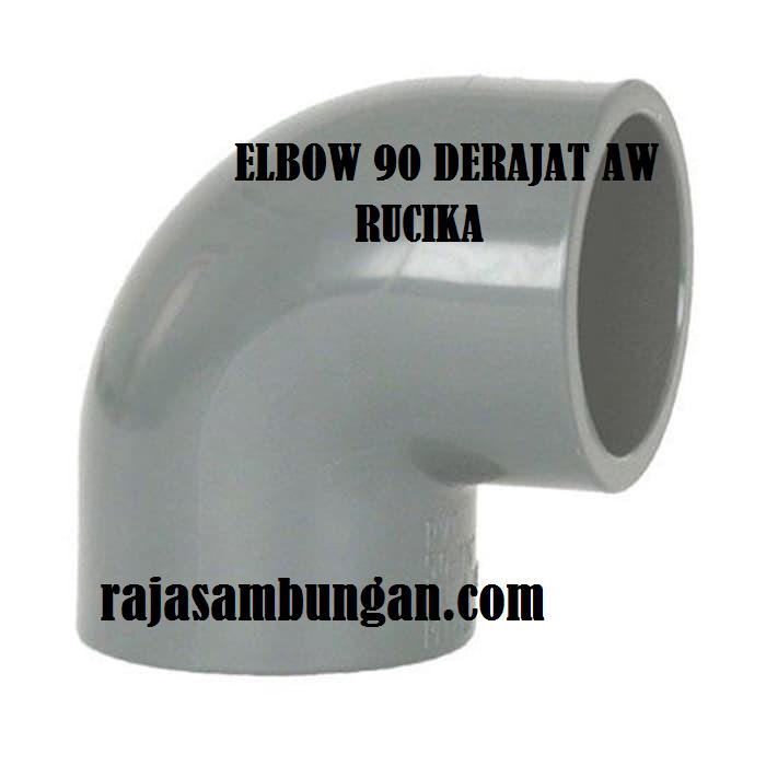 Jual Elbow 6 inch AW 90 Derajat Elbow PVC Sambungan Pipa Knee Rucika - Kota Depok - raja ...