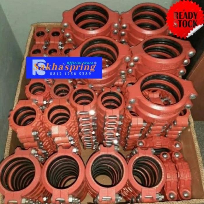 Jual Clamp victaulic flexibel 6 inch style 75 - Jakarta Barat - SAKHASPRING | Tokopedia