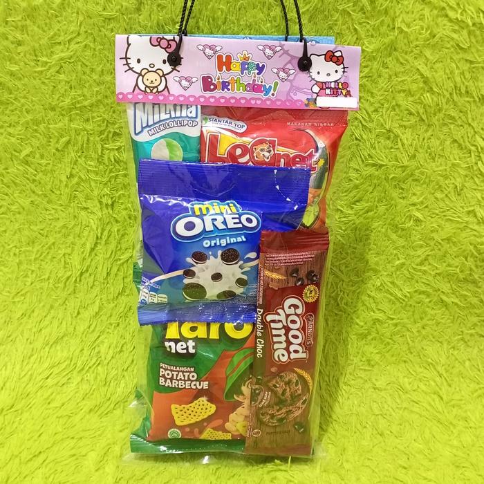 Jual paket Snack ulang tahun/souvenir ultah/hadiah ultah - paket 4 ...
