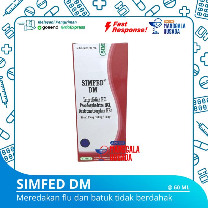 Jual SIMFED DM SIRUP @ 60 ML - Kota Palembang - APOTEK MANGGALA HUSADA ...