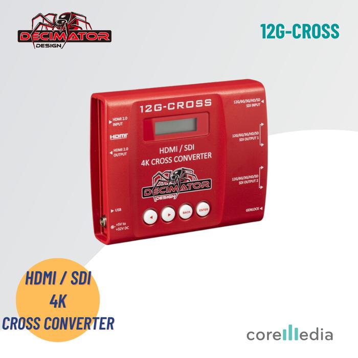 Promo DECIMATOR 12G CROSS 4K HDMI/SDI Cross Converter Cicil 0% 3x ...